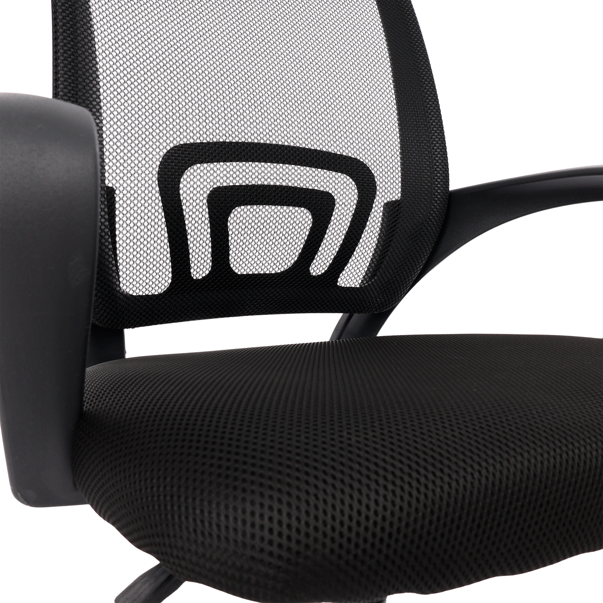 Cadeira de Escritório Flexy Eco Preta Base Giratória | Comfy Comfy ...