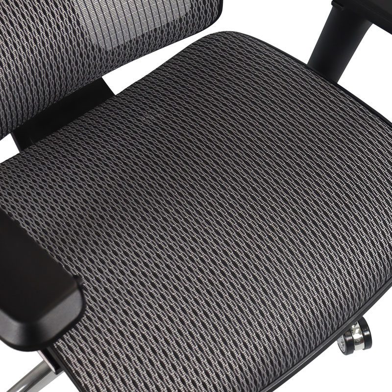 Cadeira de Escritório Comfy Ergofy Tela Mesh Cinza, Base Giratória em ...